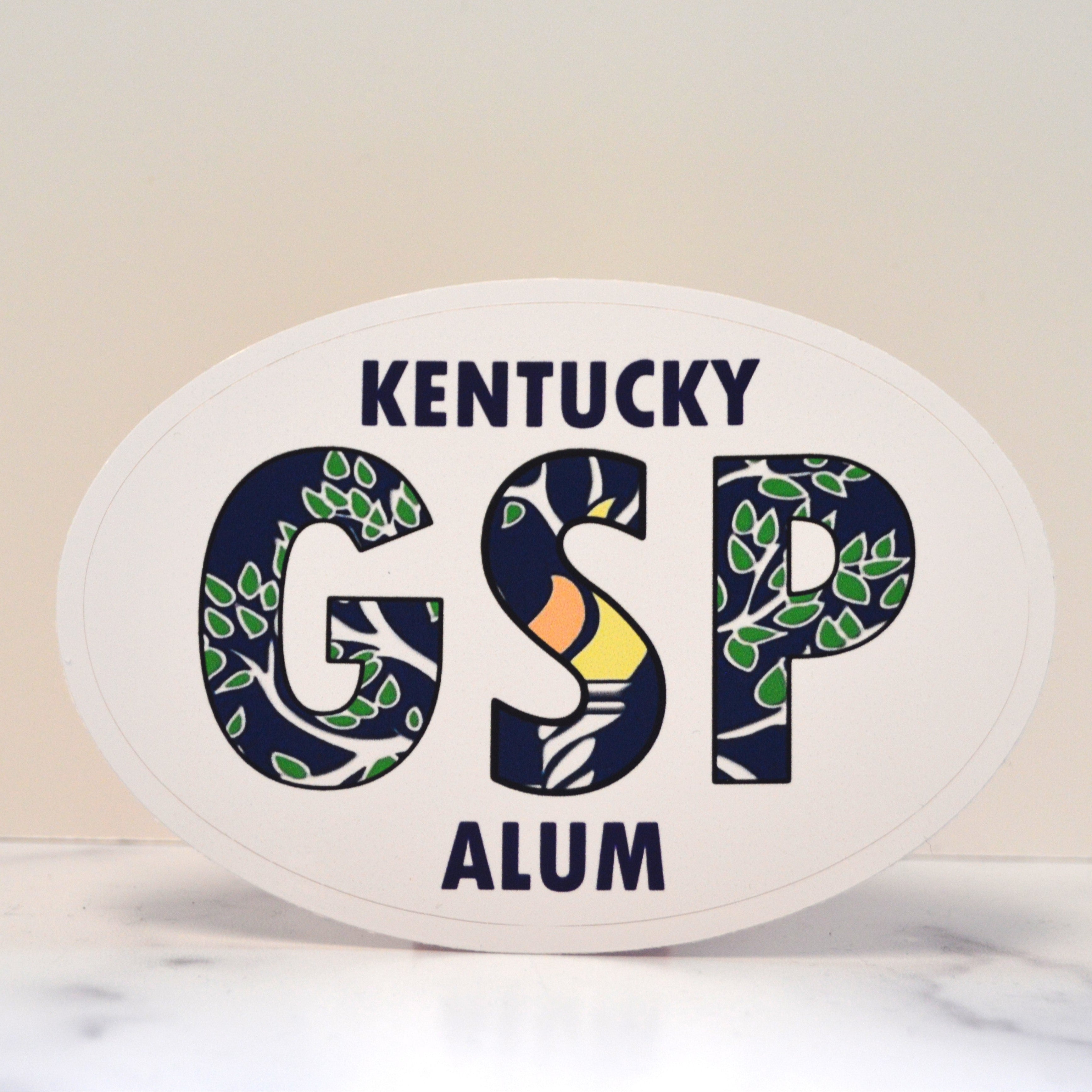 Oval Alumni Sticker – Governor's Scholars Program Foundation